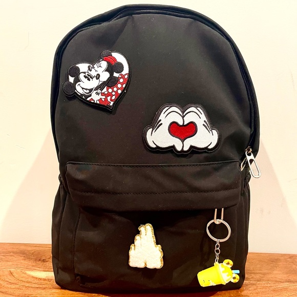 Bags | Disney Themed Backpacks With Keychain All Characters Colors In ...